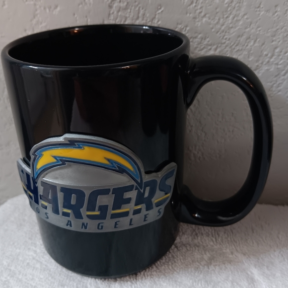 NFL | Dining | Los Angeles Chargers Nfl Football Black Pewter Logo ...